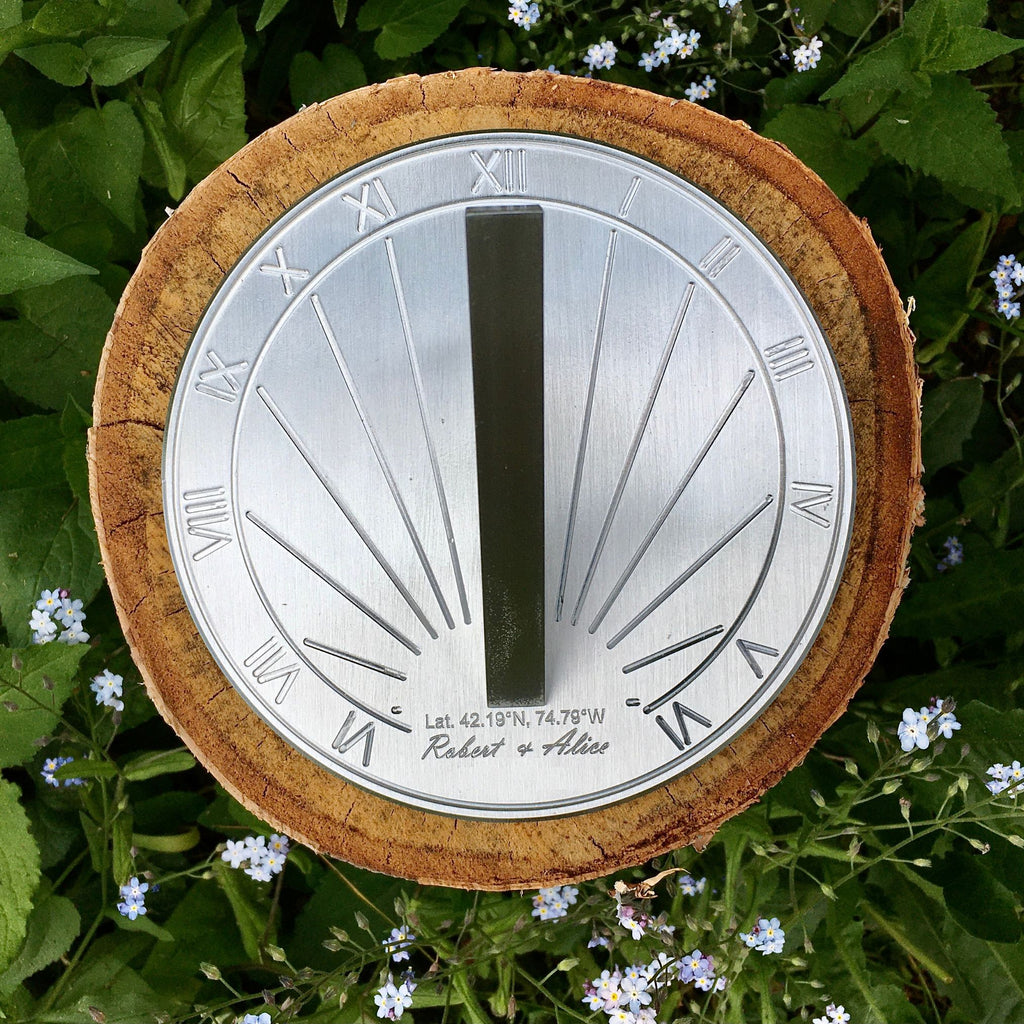 Custom Wedding Anniversary Gift Sundial – Apollo Sundials